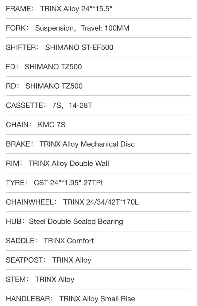 Trinx N104 Mountain Bike, Sports Equipment, Bicycles & Parts, Bicycles ...