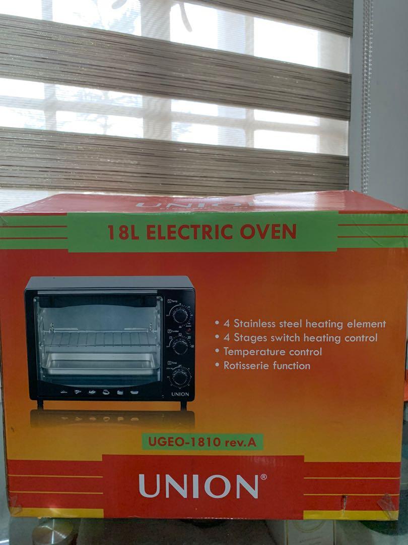 Union 1.8L Electric Oven, TV & Home Appliances, Kitchen Appliances ...