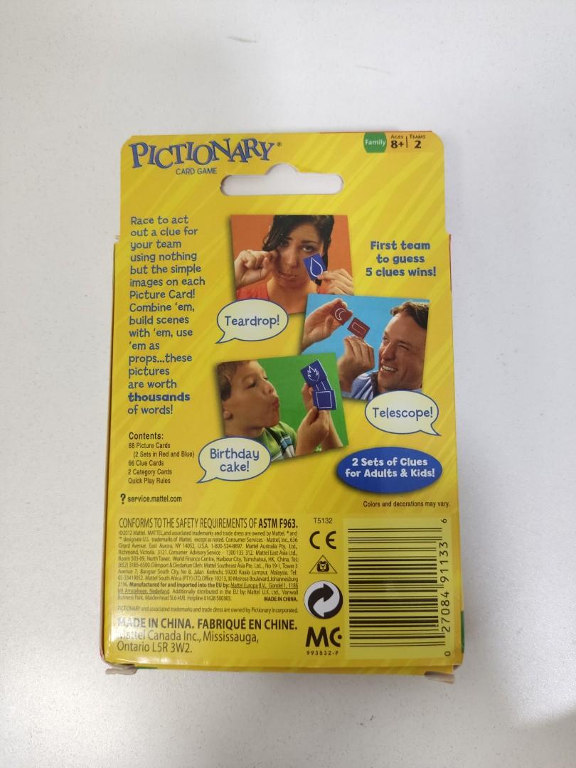 Uno Pictionary (Clearance sales), Hobbies & Toys, Toys & Games on Carousell