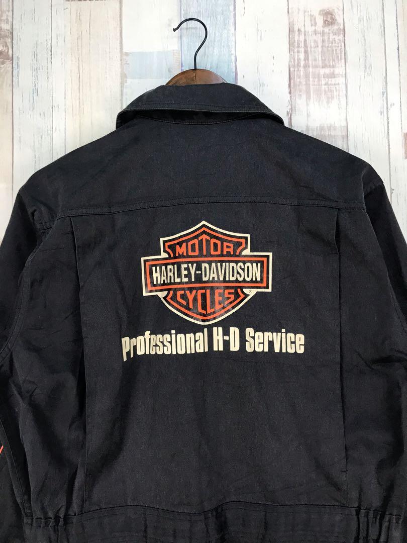 Vintage Harley Davidson Overall, Men's Fashion, Coats, Jackets and ...