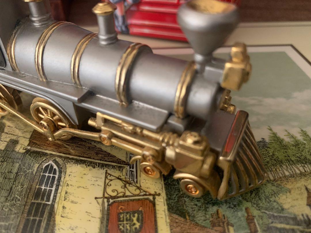 Vintage Train Engine Desk Clock Novelty Locomotive Collectible England ...