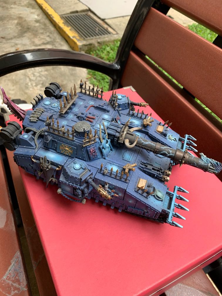 Warhammer 40,000 40k baneblade variant chaos modded, Hobbies & Toys ...