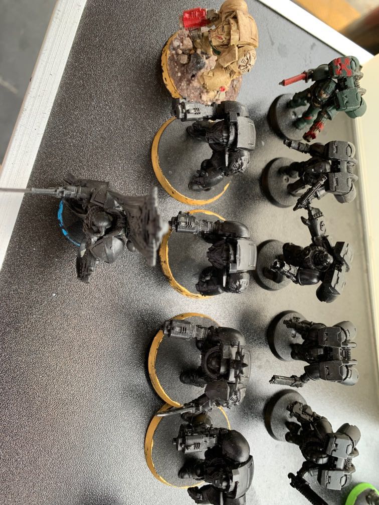 Warhammer 40,000 40k space marine captain terminator jump pack marine ...