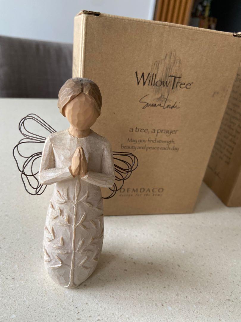 Willow Tree Good Health Angel & A Tree, A Prayer Angel - Sculpted Hand ...