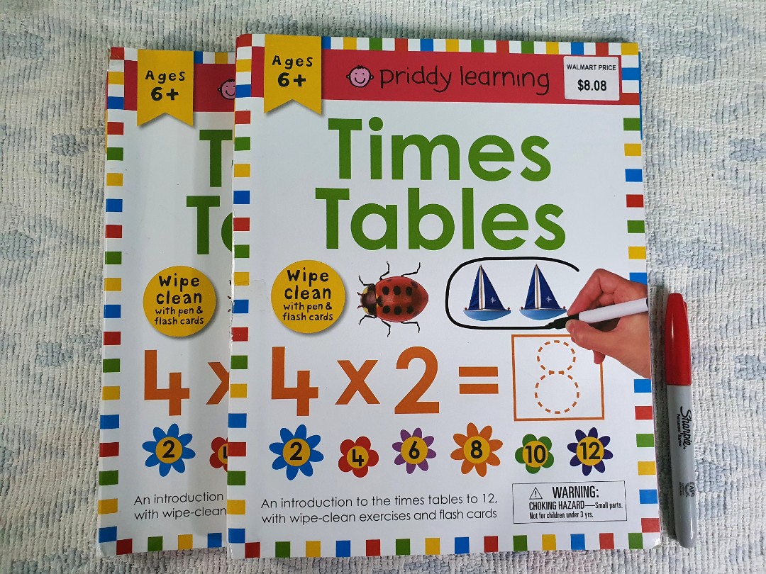 Wipe & Clean: Times Tables, Hobbies & Toys, Books & Magazines, Children ...