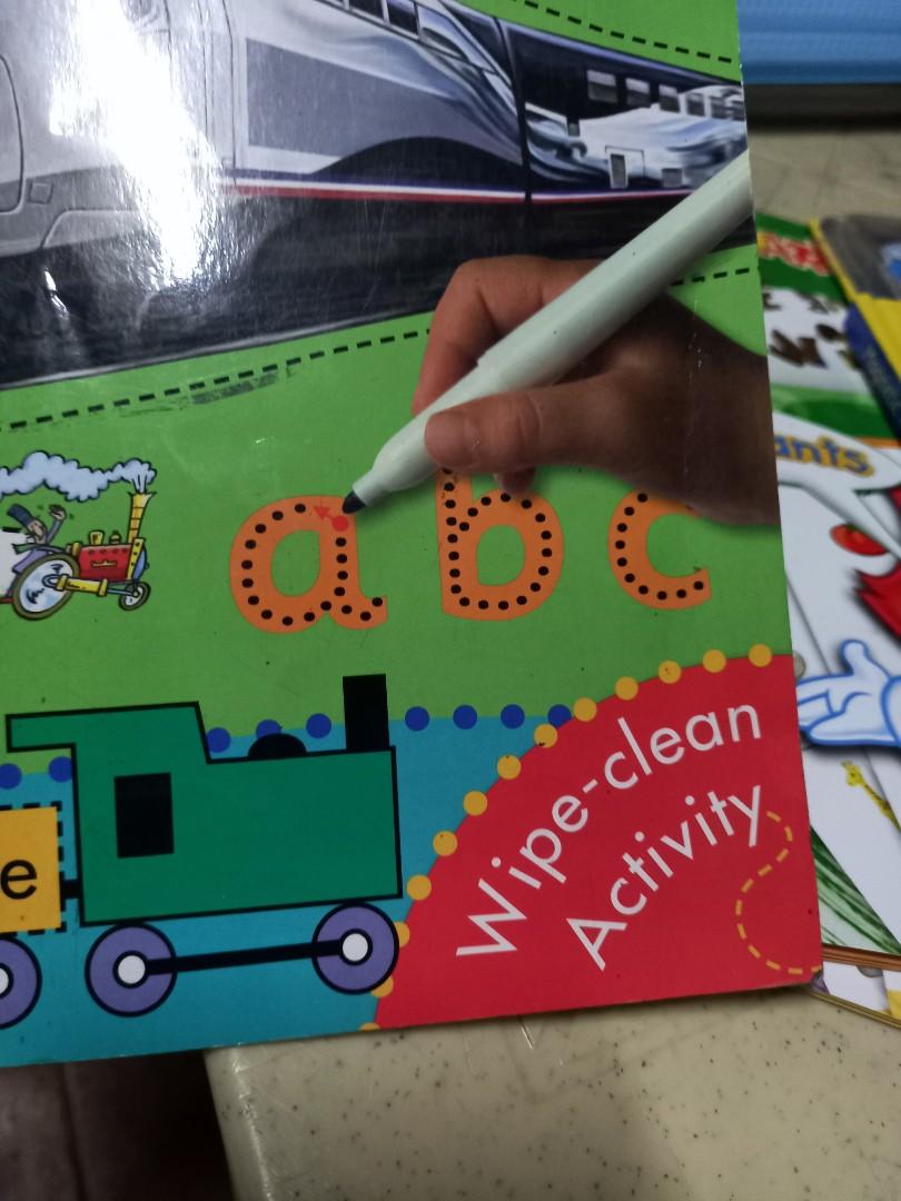 Write and wipe activity books and magnetic activity books, Hobbies ...