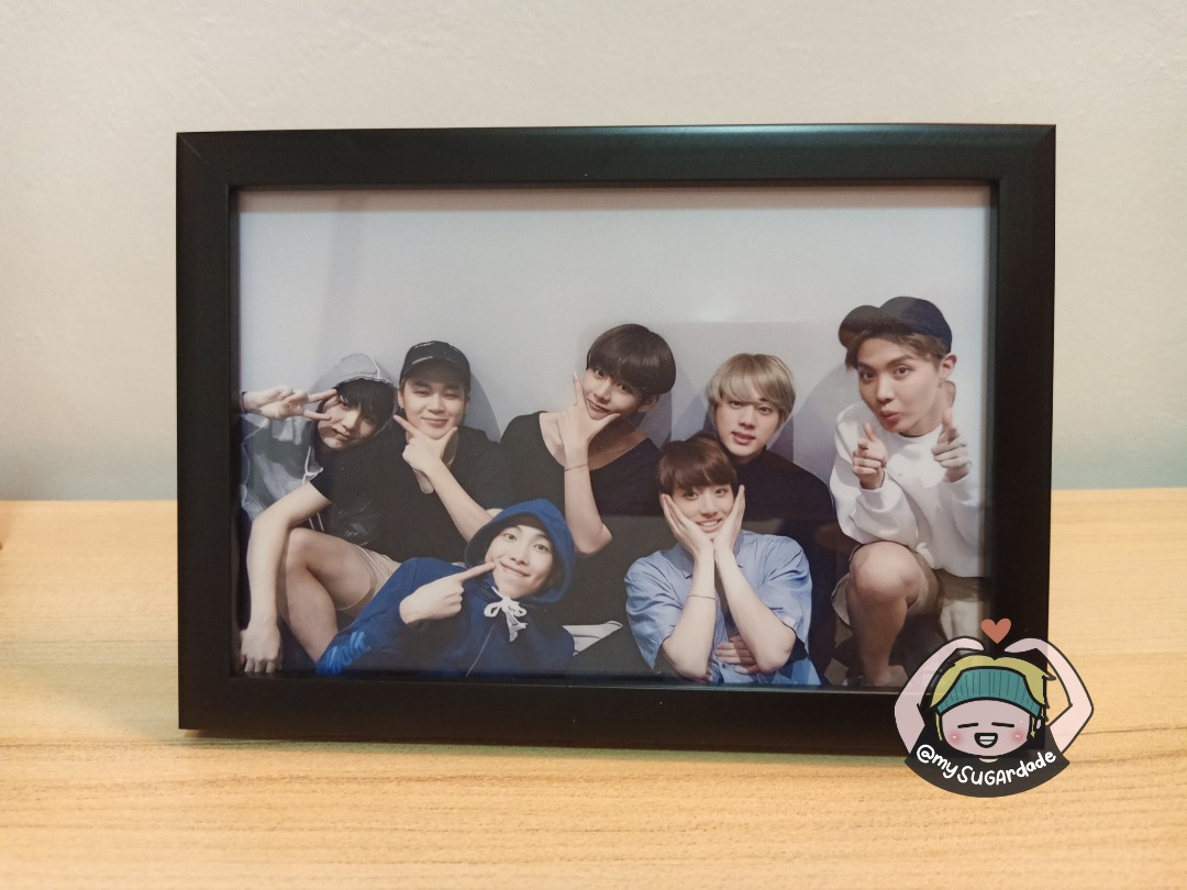 WTS LFB BTS RM Studio Family Photo Frame NAMJOON SEOKJIN JIN YOONGI ...