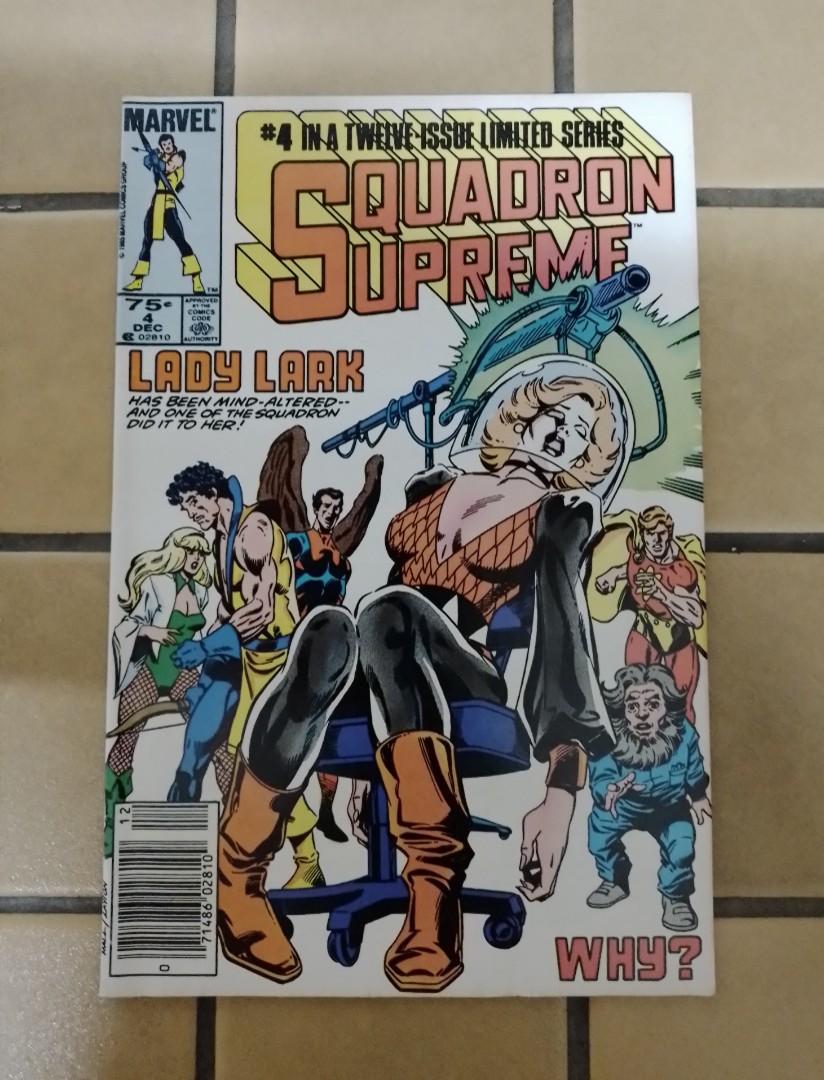 1st cameo app Quagmire ( Mutant, Squadron Supreme ) Squadron Supreme #4 ...