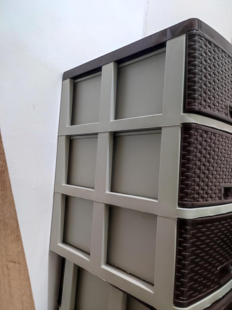 3 layers Jolly plastic drawers, Furniture & Home Living, Furniture ...