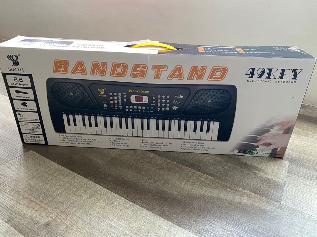 49 keys Electronic Keyboard SD4916, Hobbies & Toys, Music & Media ...