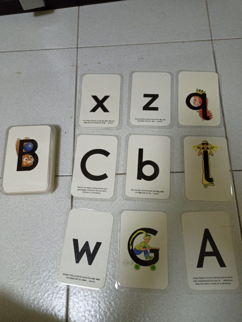 52 laminated flashcards, Babies & Kids, Infant Playtime on Carousell