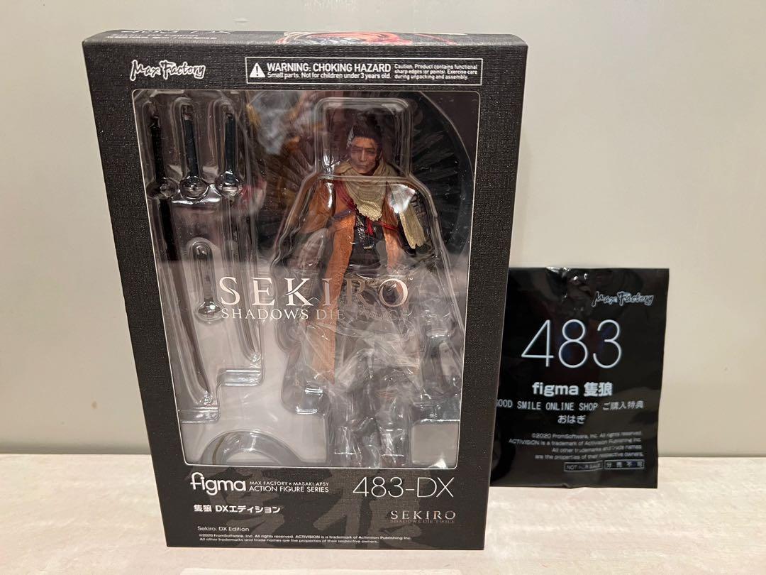 全新 日版 Figma 483-DX SEKIRO DX Edition 隻狼豪華版連特典, 興趣及遊戲, 玩具 & 遊戲類 - Carousell
