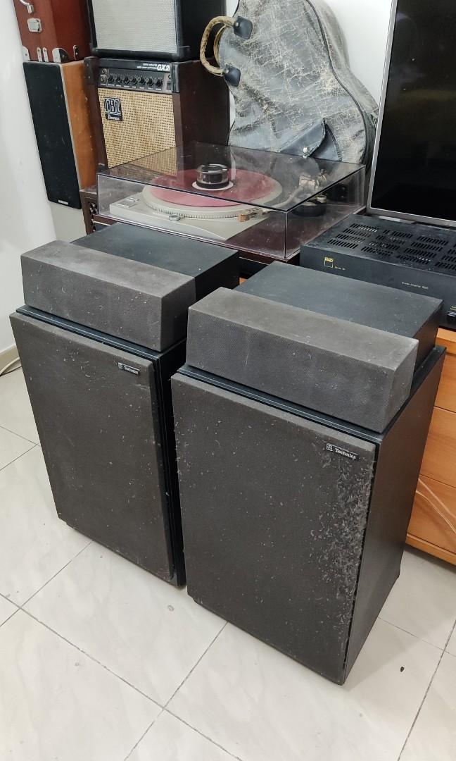 樂聲 和 山水 中古喇叭兩對～Technics SB5000 & Sansui SP-1200A, 音響器材, Soundbar、揚聲器、藍牙 ...