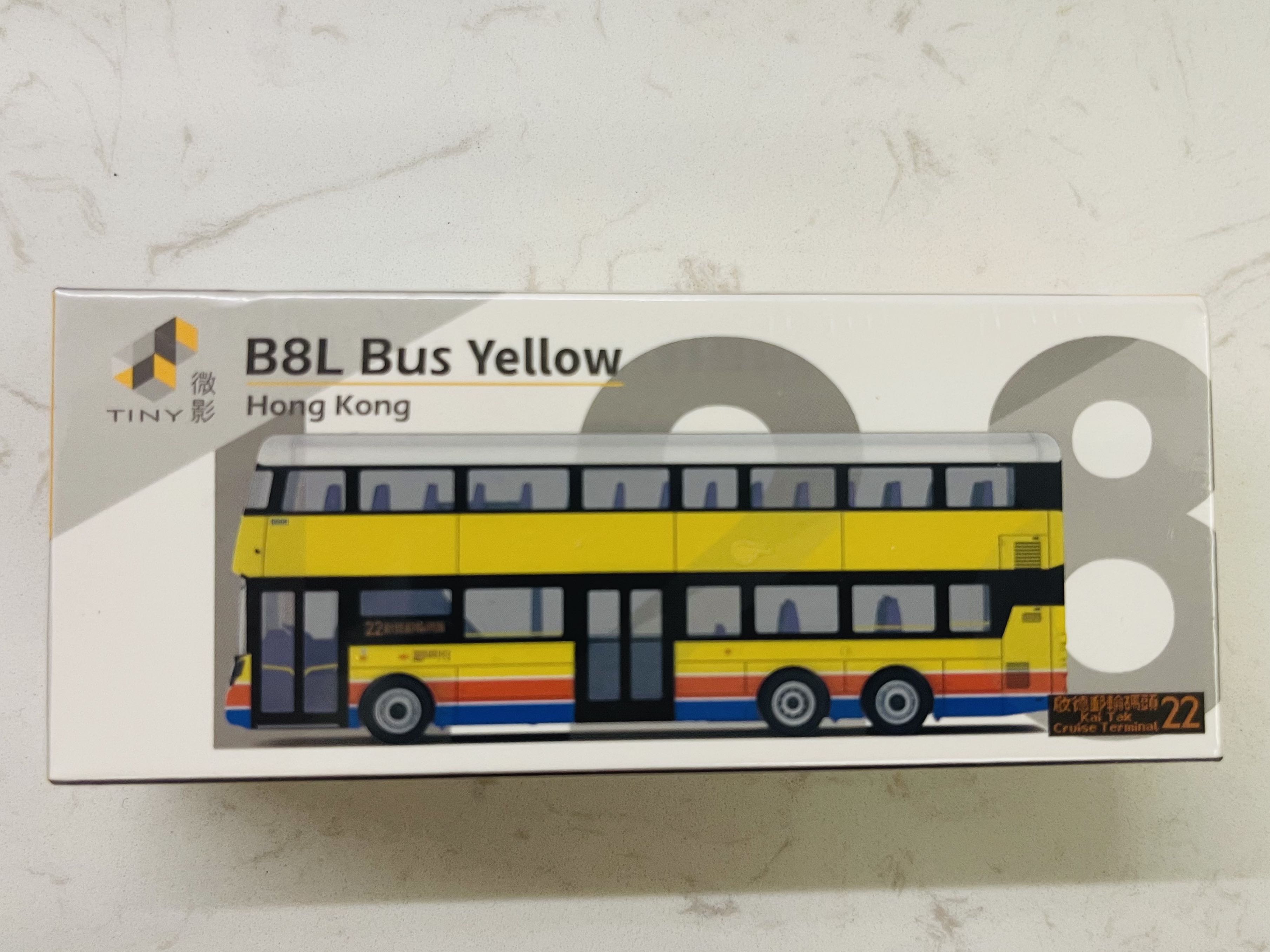 全新未拆 Tiny 微影 L28 城巴 Citybus 富豪 VOLVO B8L 12米 巴士 #8800 WM5832 (啟德郵輪碼頭 22), 興趣及遊戲, 玩具 & 遊戲類 ...