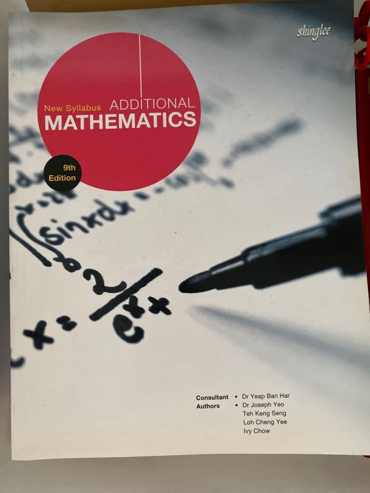 Additional Mathematics Textbook, Hobbies & Toys, Books & Magazines ...