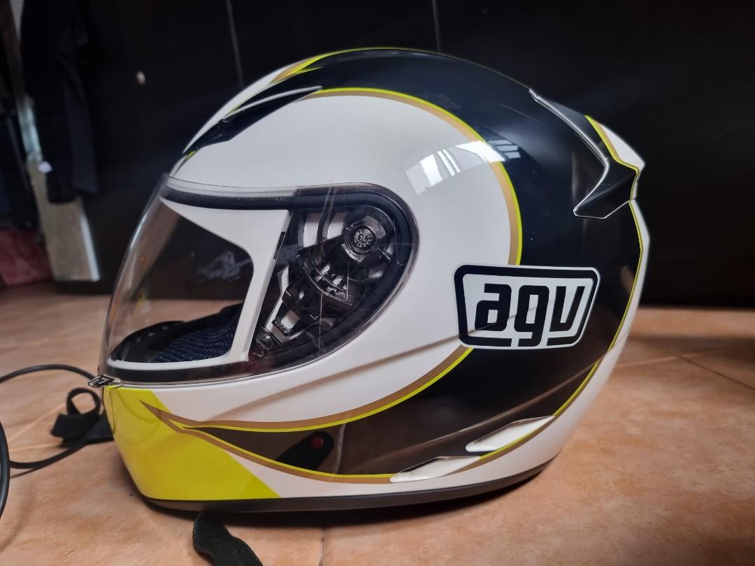 AGV VR 46 Full Face Helmet, Motorcycles, Motorcycle Apparel on Carousell