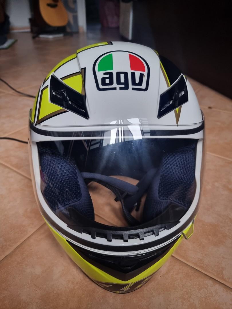 AGV VR 46 Full Face Helmet, Motorcycles, Motorcycle Apparel on Carousell