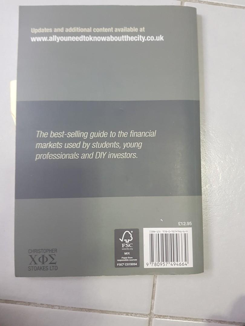 All you need to know about the City by Christopher Stoakes, Hobbies ...