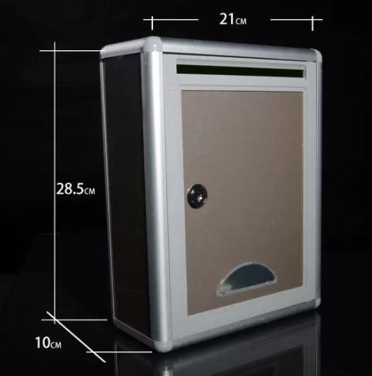Aluminum letter box, Furniture & Home Living, Home Decor, Other Home ...