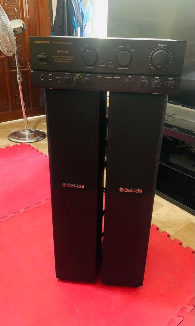 Amplifier + 2 tower speakers, Audio, Soundbars, Speakers & Amplifiers ...