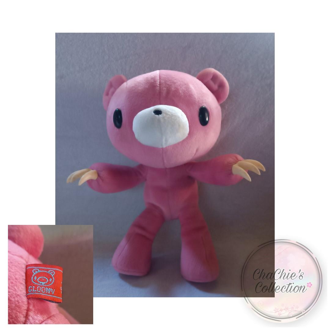 Articulated Classic Pink Gloomy Bear Plush, Hobbies & Toys, Toys ...