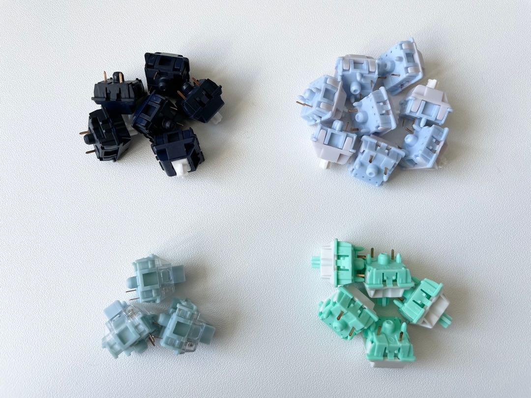 Mechanical keyboard switches (seal linear, gateron robin, ttc bluish ...