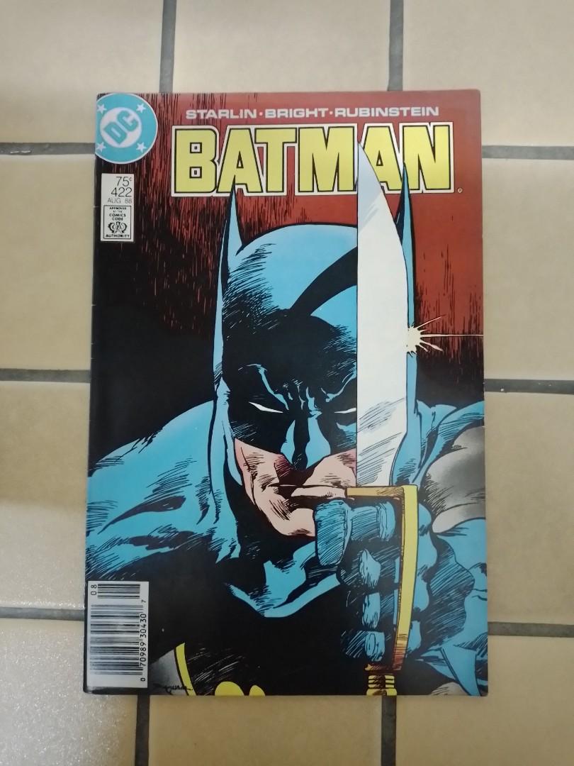 Batman #422 ( Jerry Bingham - Cover Art ) DC Copper Age / Vintage Issue ...