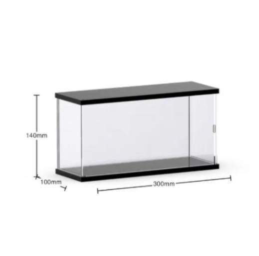 black acrylic display case / box / container with door (for nendoroids ...