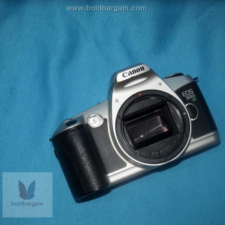 Canon EOS 500 N 35mm SLR Film Camera, Photography, Cameras on Carousell
