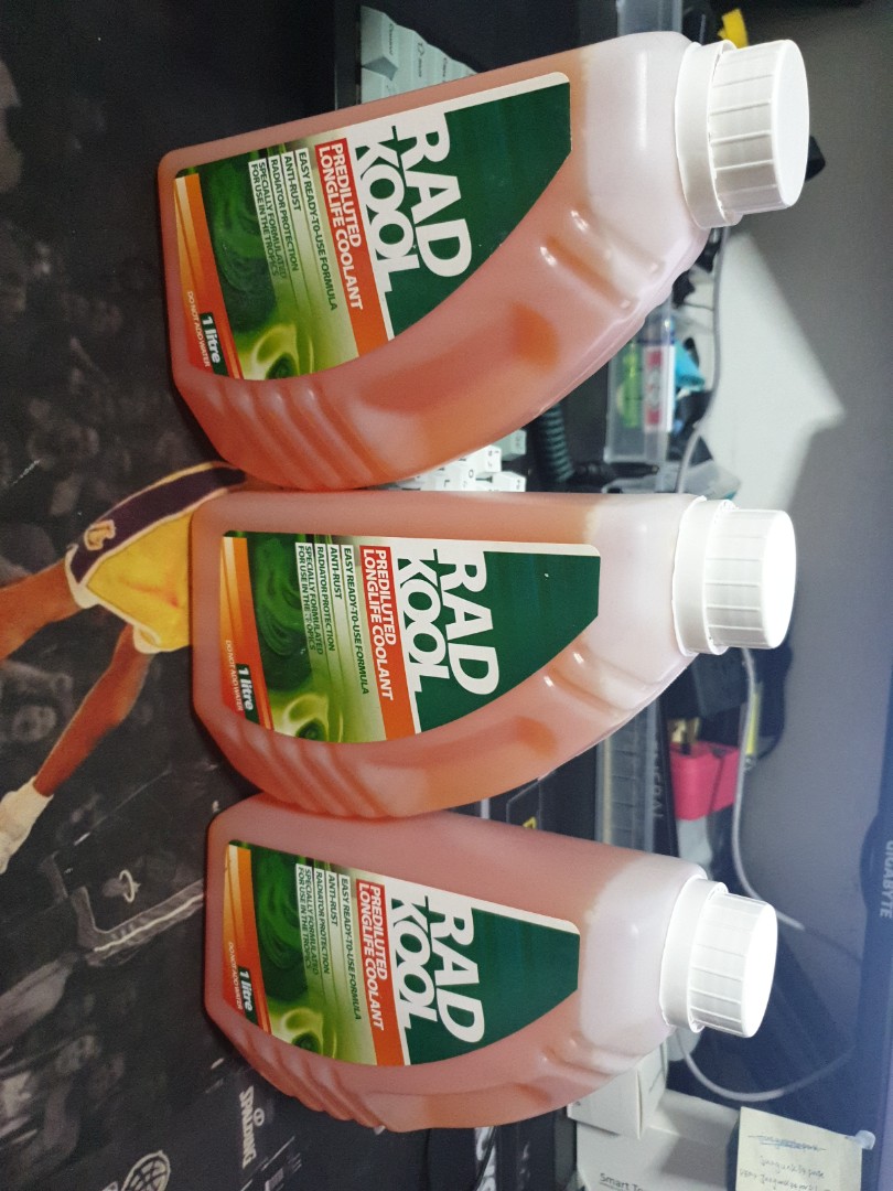 Car coolant premix - rad kool 3 x 1 liter, Car Accessories, Accessories ...