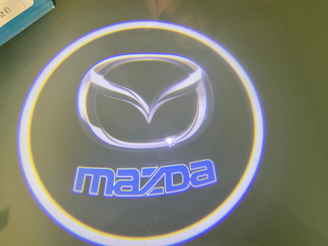 Car door down light with MAZDA logo, Car Accessories, Accessories on ...