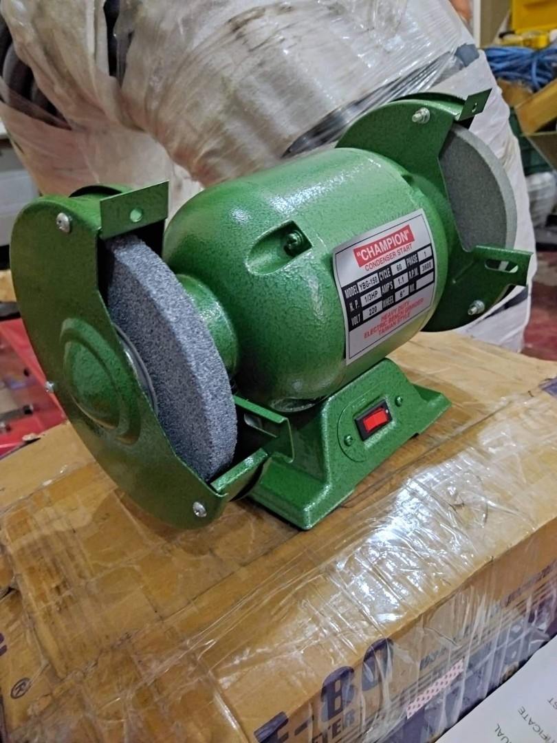Champion bench grinder 6", Commercial & Industrial, Construction Tools ...