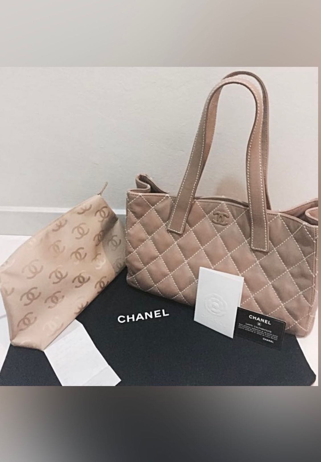 Chanel Leather Wild Stich Coco Tote Bag, Luxury, Bags & Wallets on ...