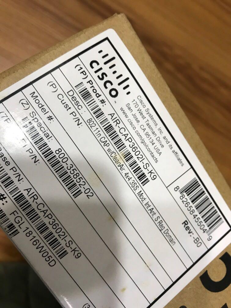 Cisco aironet 3602i, Computers & Tech, Parts & Accessories, Networking ...