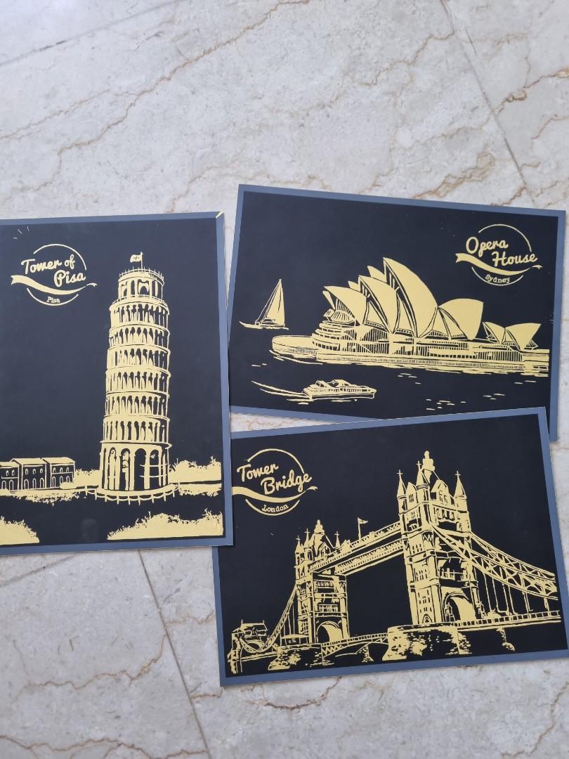 [Completed] Scratch Cards Bundle Post cards, Hobbies & Toys, Stationery ...