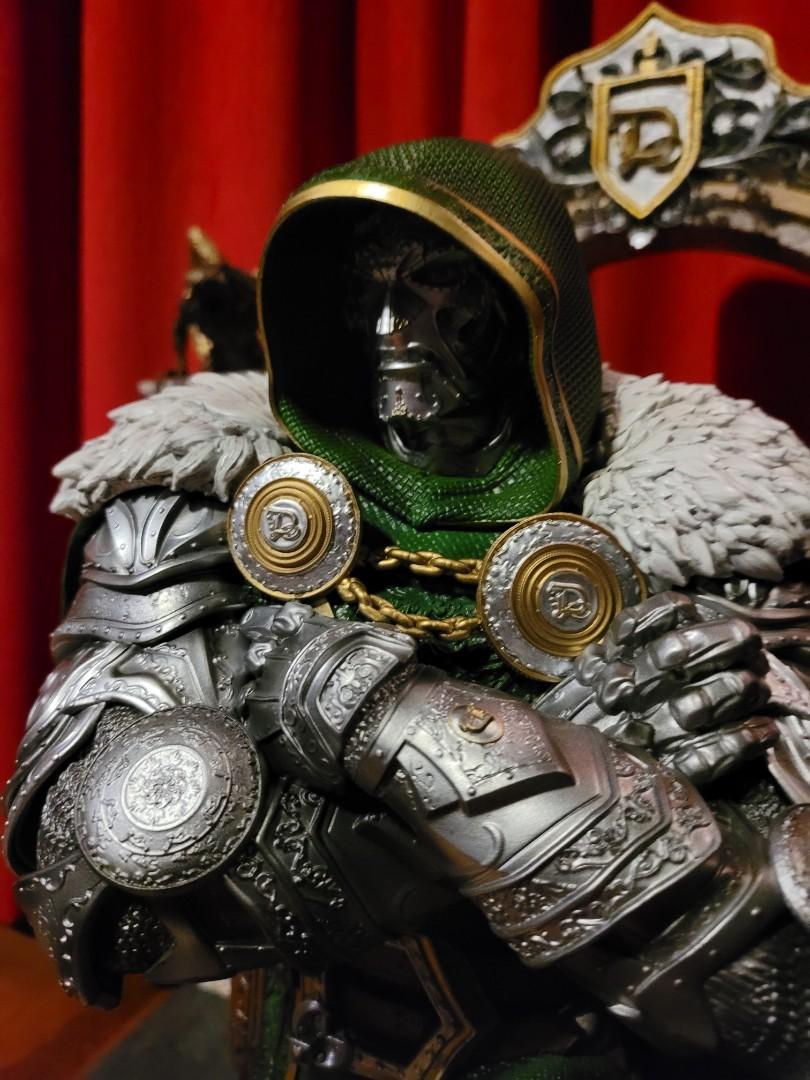 Doctor Doom Statue Custom Tiger J Sideshow, Hobbies & Toys, Toys ...