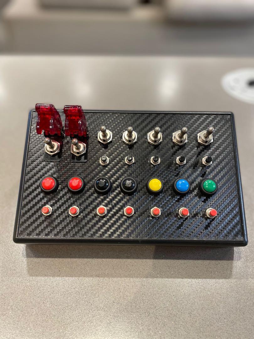 DSD Button Box Sim Racing, 電子遊戲, 遊戲機配件, 手掣 - Carousell