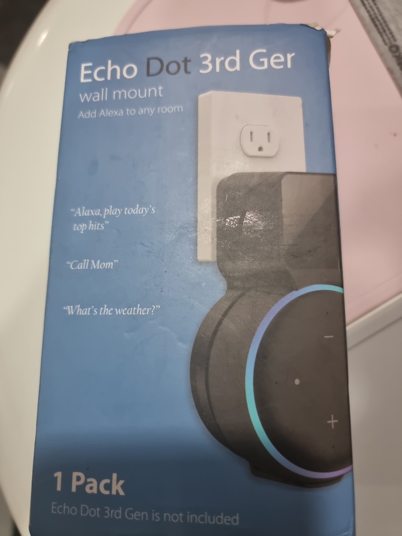 Echo Dot 3 wall mount, Everything Else on Carousell