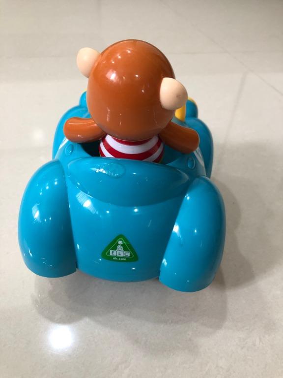 ELC Monty Monkey and His Motor Car, Babies & Kids, Infant Playtime on ...
