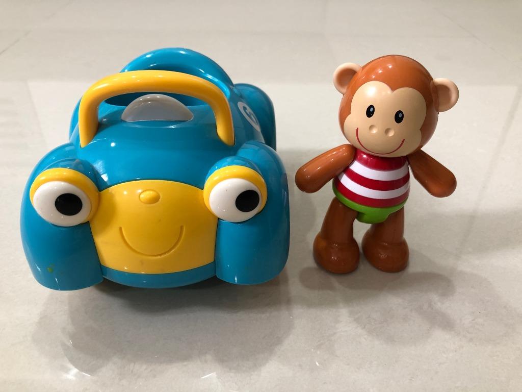 ELC Monty Monkey and His Motor Car, Babies & Kids, Infant Playtime on ...