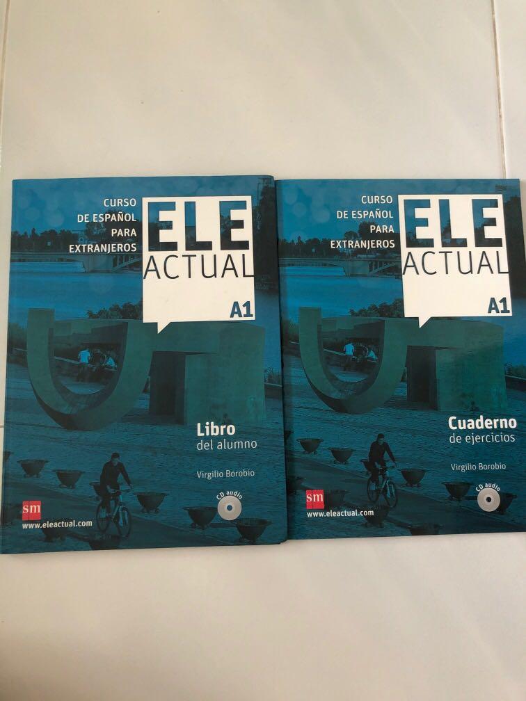 Ele Actual Spanish textbook and work book, Hobbies & Toys, Books ...