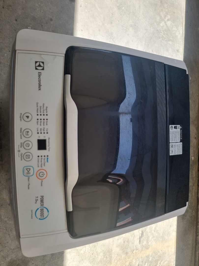 Electrolux 7.5kg Top Load Washing Machine, TV & Home Appliances ...