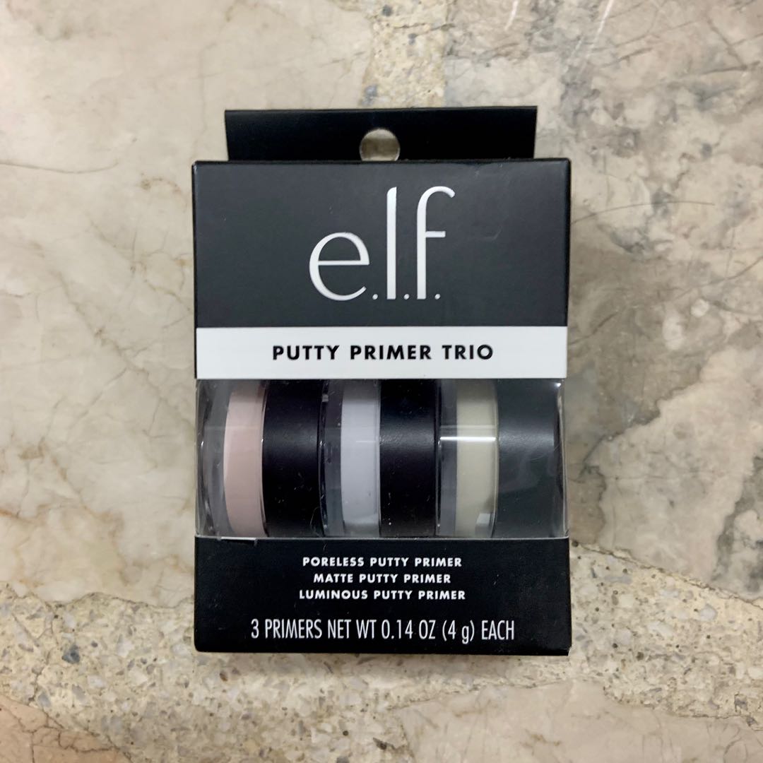 elf Cosmetics Putty Primer Trio - Matte, Poreless, Luminous, Beauty ...
