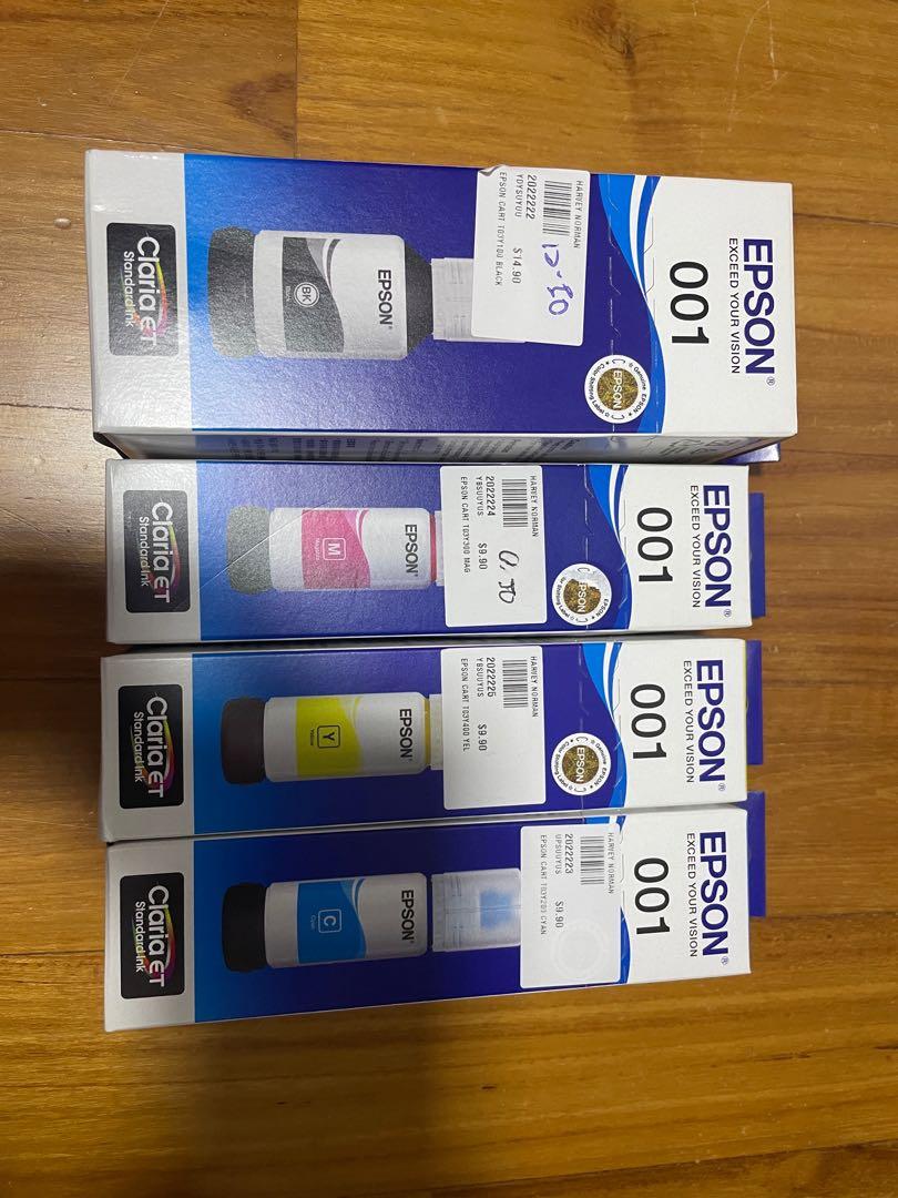 Epson 001 printer ink, Computers & Tech, Printers, Scanners & Copiers ...