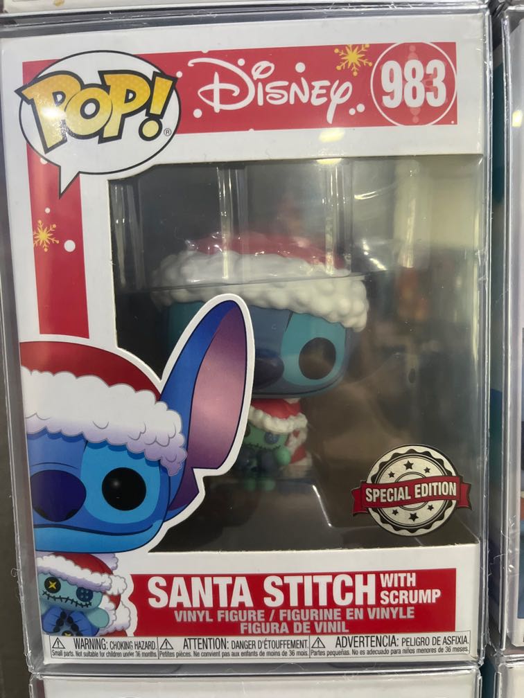 Funko Pop! Santa Stitch, Hobbies & Toys, Toys & Games on Carousell