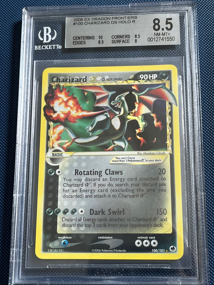 Gold Star Charizard BGS 8.5, Hobbies & Toys, Toys & Games on Carousell