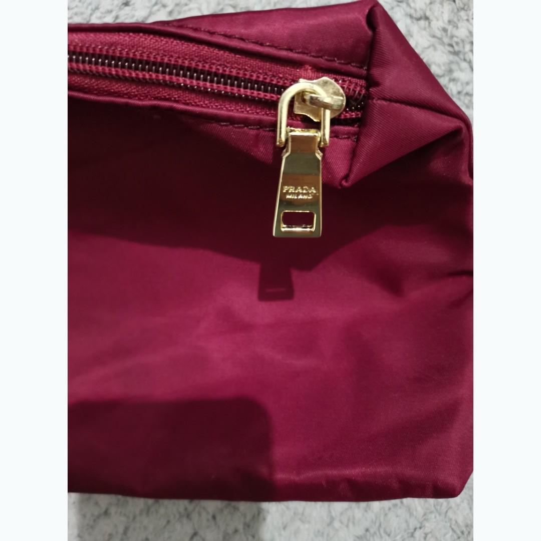 GWP Prada Big Pouch, Luxury, Bags & Wallets on Carousell