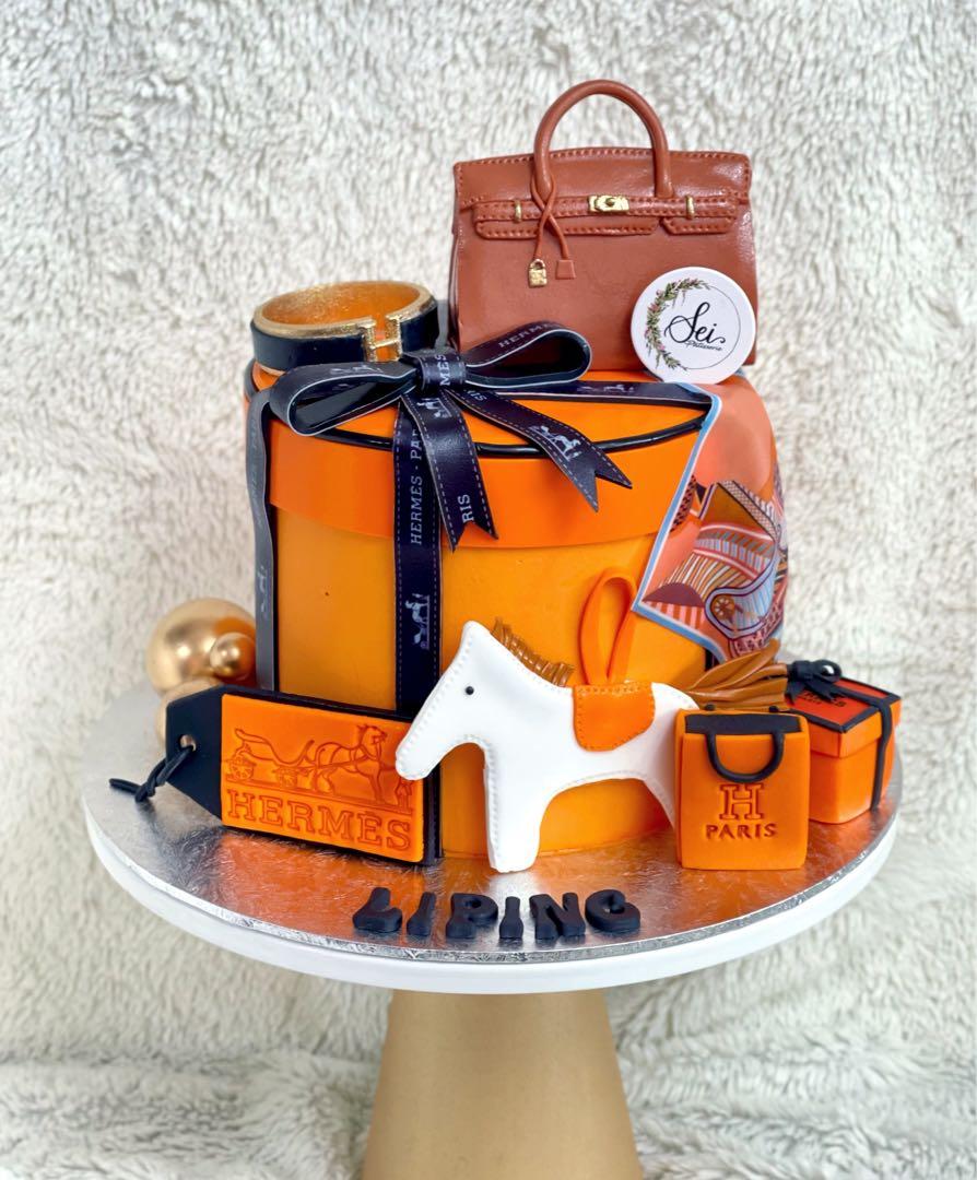 Hermes Birkin cake, Food & Drinks, Homemade Bakes on Carousell