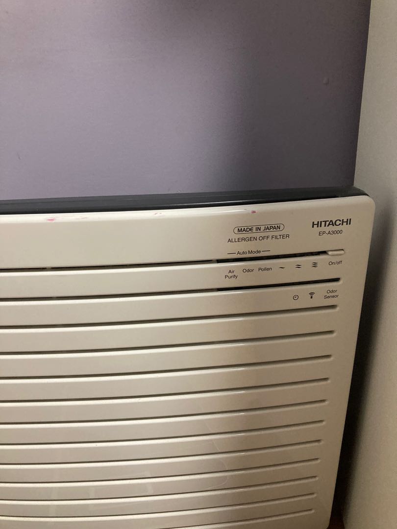 Hitachi Air Purifier EP-A3000, TV & Home Appliances, Air Purifiers ...