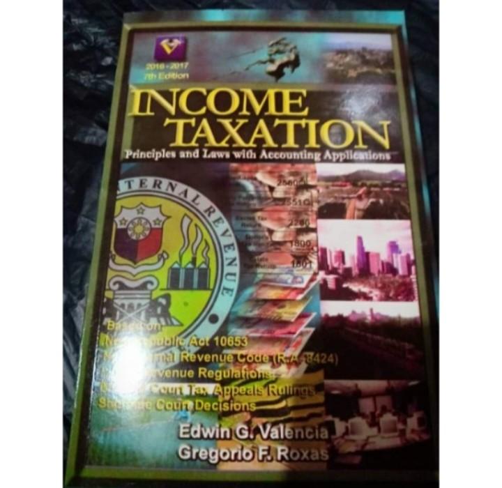 INCOME TAXATION BY VALENCIA & ROXAS, Hobbies & Toys, Books & Magazines ...